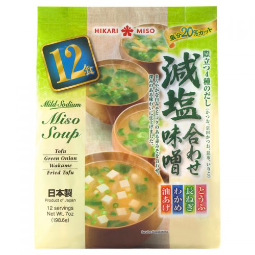 Awase Miso Soup Mild Sodium Variety Pack 12 servings7 oz (198 g) | Hikari Miso