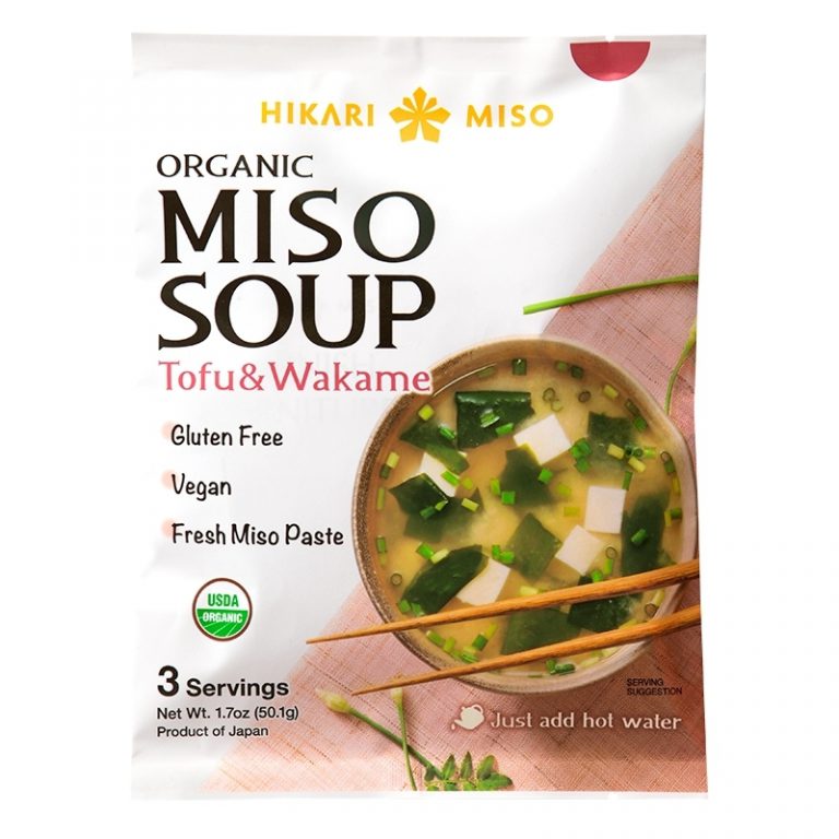 Organic Miso Soup Tofu and Wakame 3 servings 1.7oz (50.1 g) | Hikari Miso