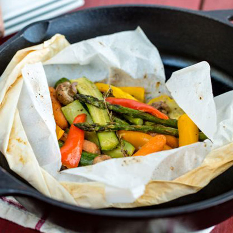 Summer Vegetables Baked in Parchment Paper | Hikari Miso