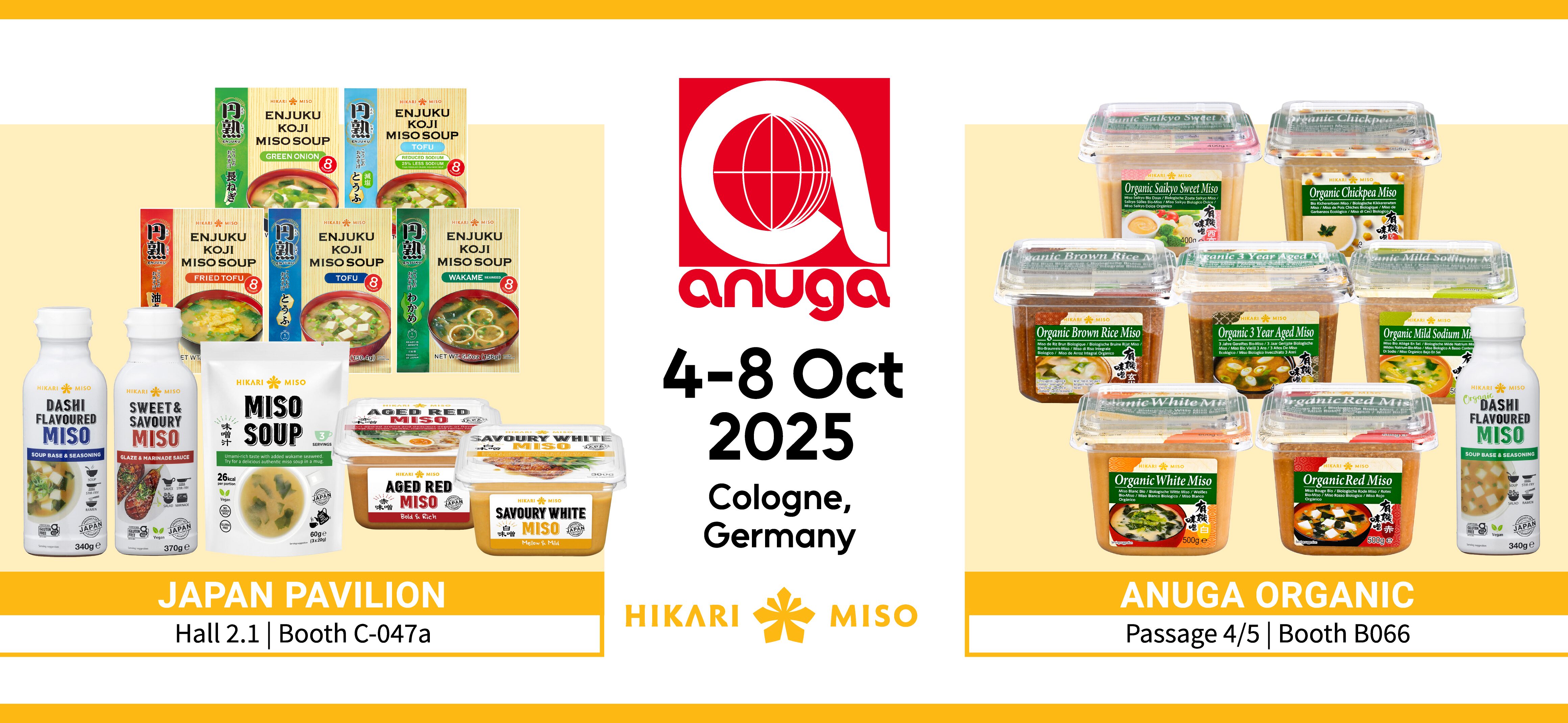 Hikari Miso, a Leading Company in Organic MisoTo Exhibit at ANUGA 2025, Europe’s Largest Food ...